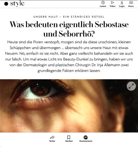 Dr. med. Inja Allemann | Plastische Chirurgie & Dermatologie | rivr.ch